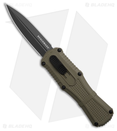 Benchmade Mini Claymore D/A OTF Auto Knife Green + Gray