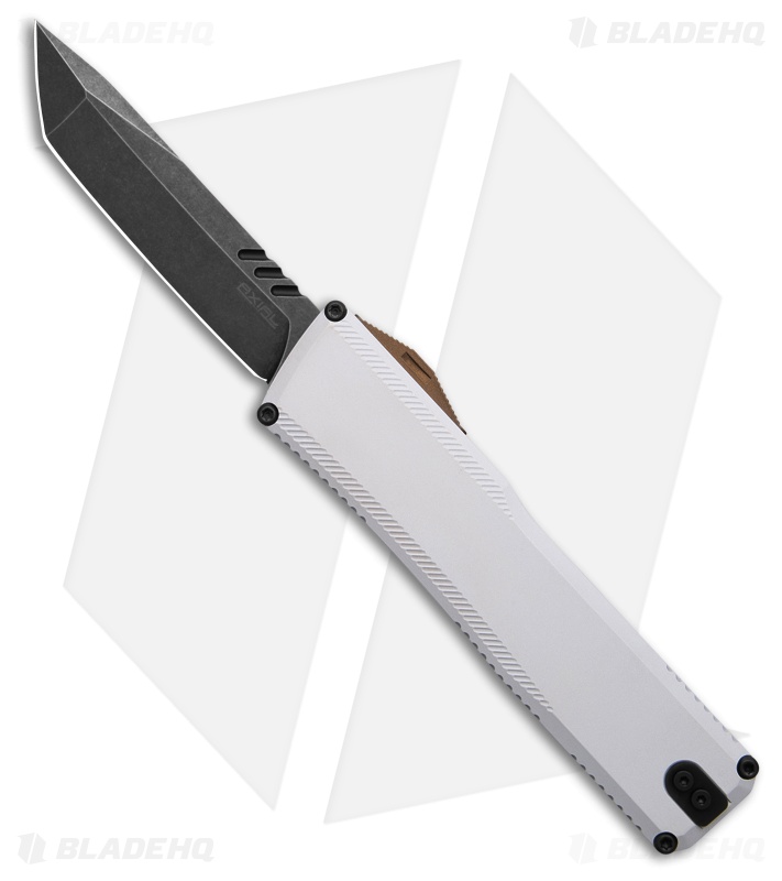 Axial Shift Gen III Tanto OTF Knife Hidden White Aluminum