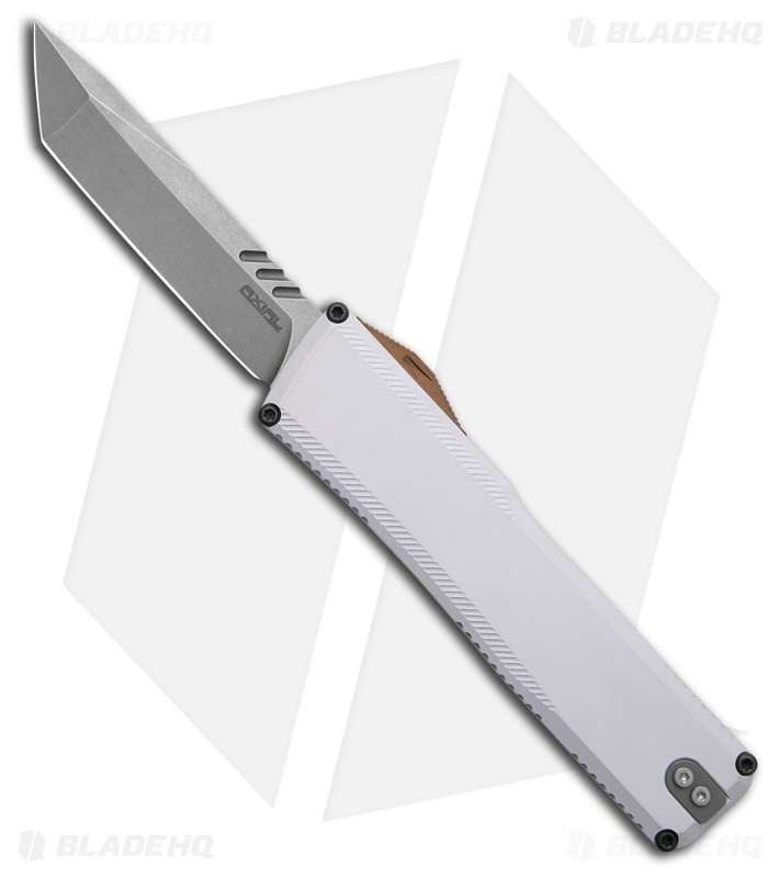 Axial Shift Gen III Tanto OTF Knife Hidden White Aluminum