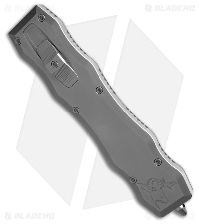 Desert Knife Works Sand Shark Auto Knife Gray Alum - Black