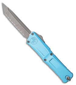 Microtech Combat Troodon Gen III T/E OTF Turquoise Apoc FS