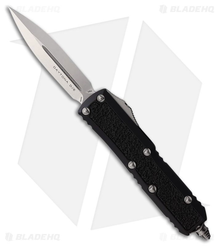 Microtech Daytona D/E OTF Knife Black Aluminum Stonewash
