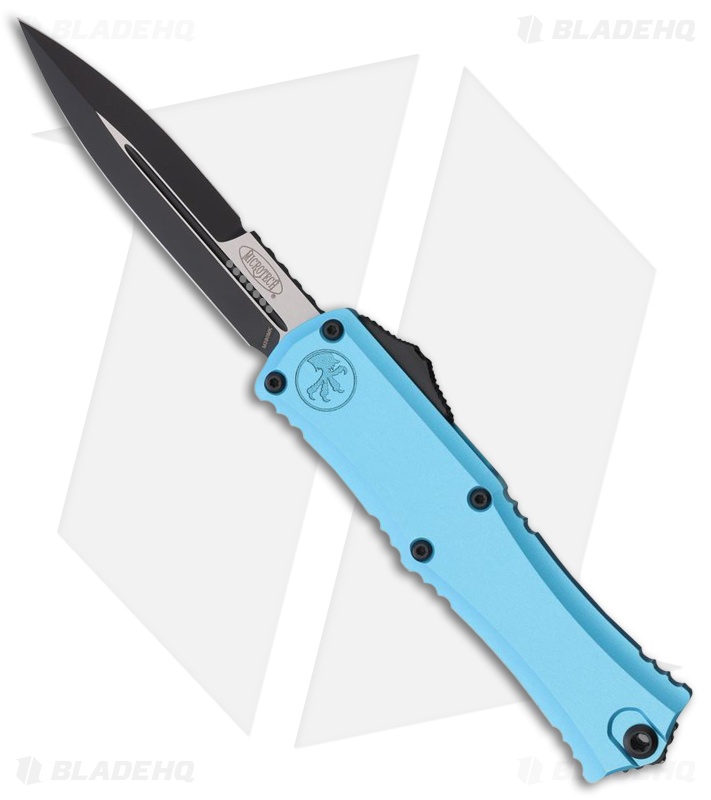Microtech Hera II Mini 30th Anniversary Turquoise Black