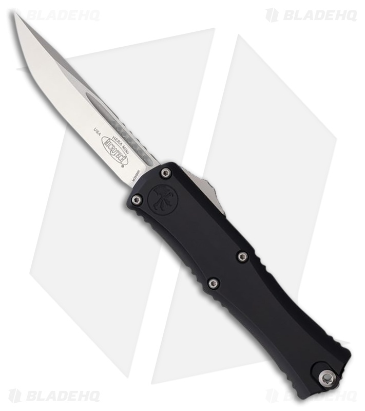Microtech Hera II Mini S/E OTF Knife Black Aluminum Satin