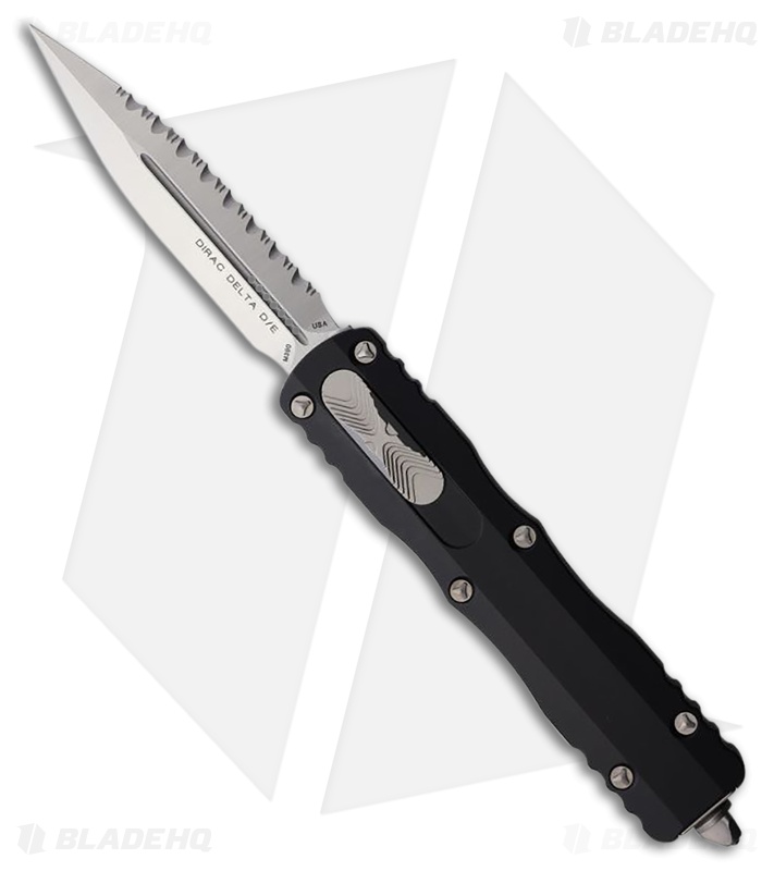 Microtech Dirac Delta D/E OTF Knife Black Aluminum SW FS