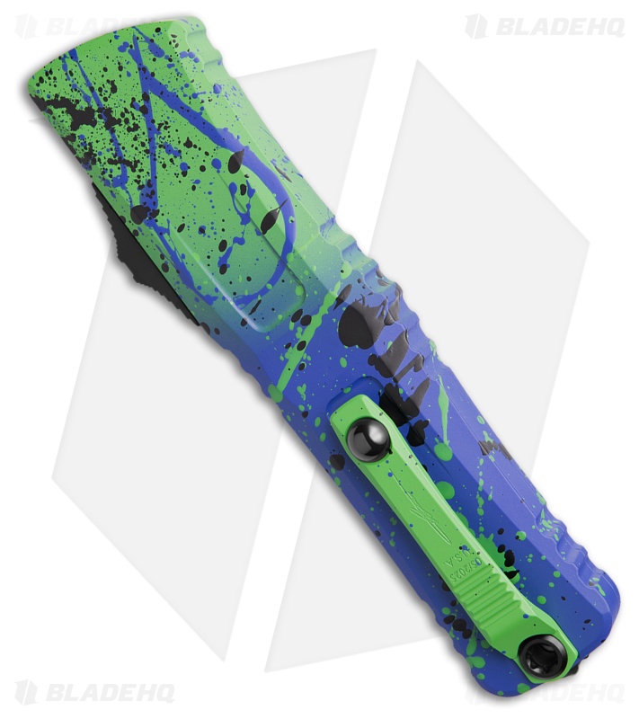 Microtech Combat Troodon D/E - OTF Automatic Knife | Blue
