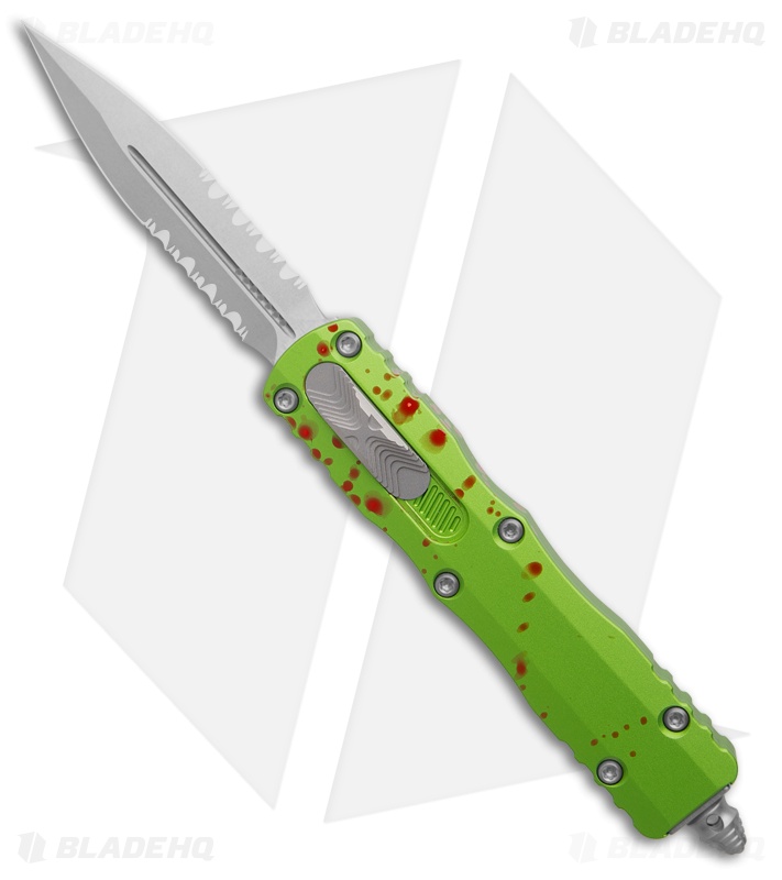 Microtech Dirac D/E OTF Knife | Zombie | Stonewash Serr