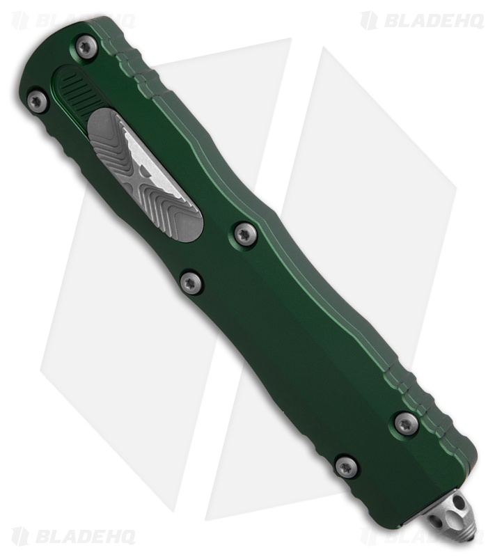 Microtech Dirac Delta D/E OTF Knife Emerald Green - Blade HQ