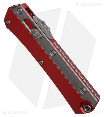 Microtech Glykon D/E OTF Knife Red Al/Titanium SW