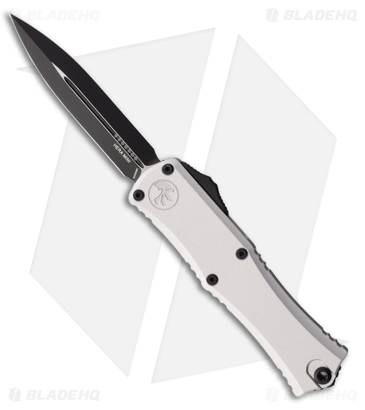 Microtech Hera II Mini OTF Knife Natural Clear Al D/E Black