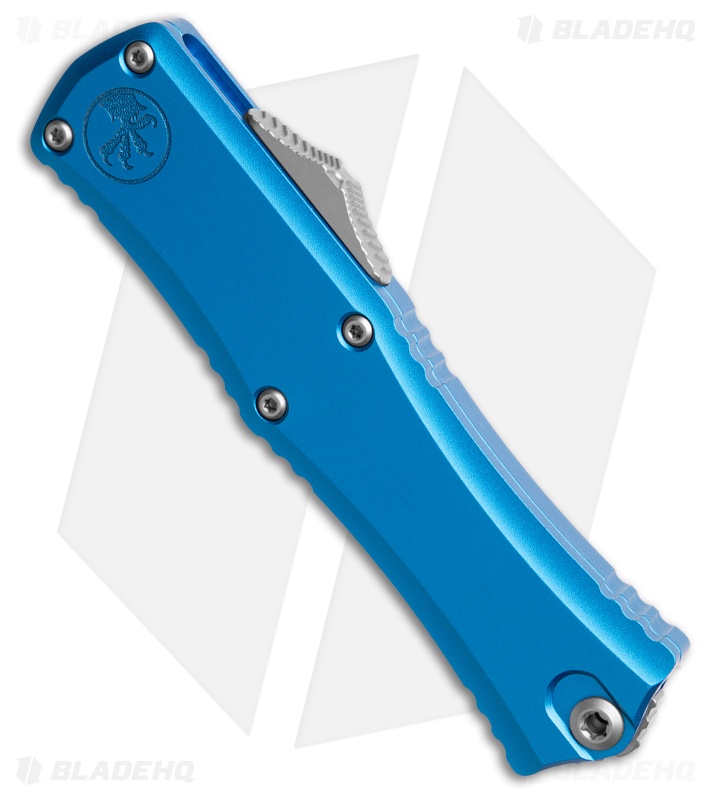 Microtech Hera II Mini S/E OTF Knife Blue Aluminum Satin