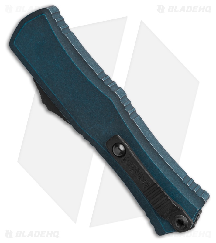 Microtech Hera II Mini S/E OTF Automatic Knife Weathered Blue Al