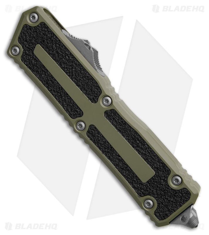 Microtech Scarab II OTF Red Al D/E Moss Green Bohler M390MK