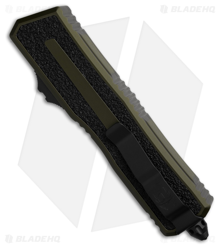 Microtech Scarab II Gen III T/E OTF Knife OD Green Al Black