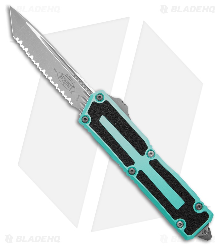 Microtech Scarab II OTF Knife Turquoise Al T/E Apoc FS