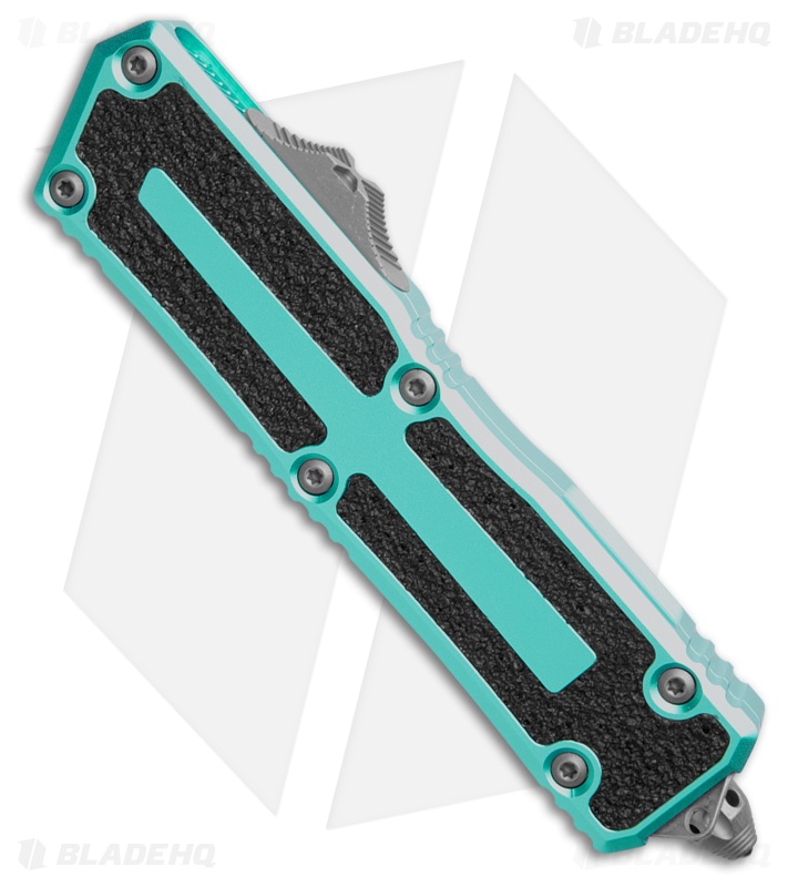 Microtech Scarab II OTF Knife Turquoise Al T/E Apoc FS