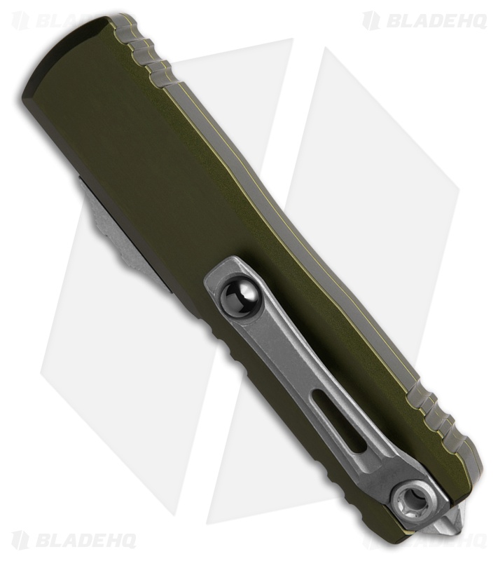 Microtech UTX-85 D/E Gen IV OTF Automatic Knife OD Green Serr