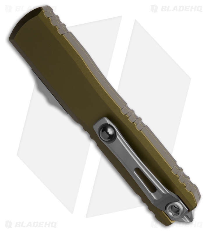 Microtech Ultratech D/E Gen IV Automatic Knife OD Green - Blade HQ