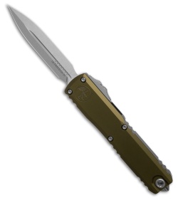 Microtech Ultratech D/E Gen IV Automatic Knife OD Green - Blade HQ