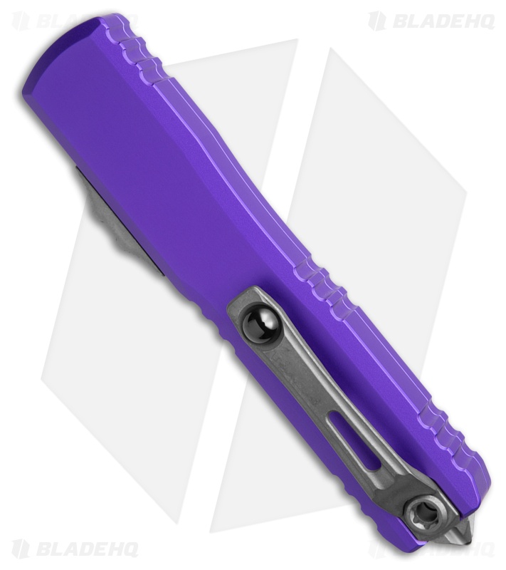 Microtech Ultratech D/E Gen IV Automatic Knife Purple Al