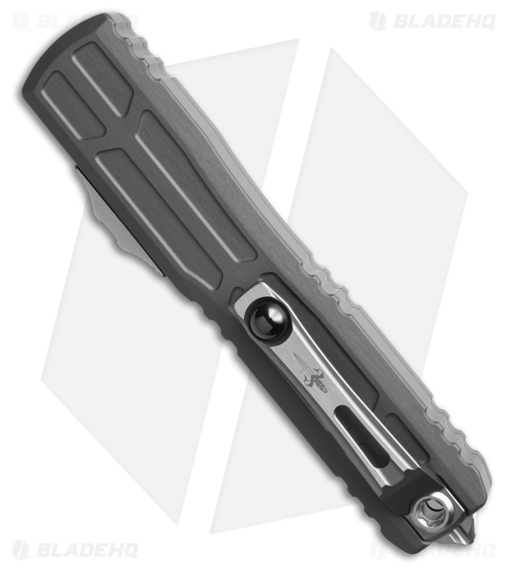 Microtech Ultratech EX-ZBP OTF Natural Hardcoat D/E Cracked Ice