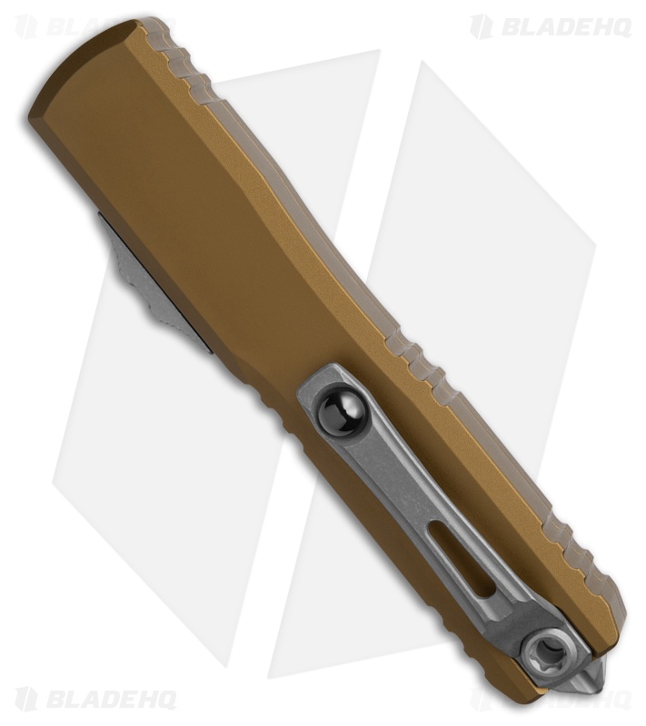 Microtech Ultratech Gen IV D/E OTF Knife Tan Apoc Serr