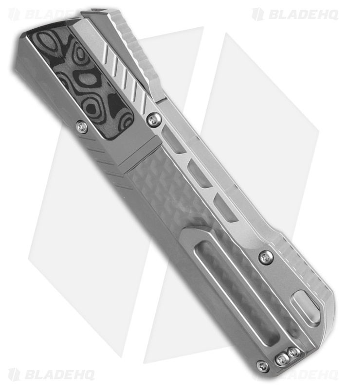 REMETTE RT-Leopard OTF Gravity Knife Titanium Blk/Gray CF