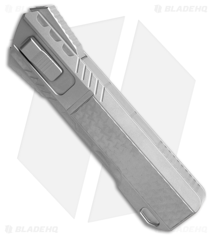 REMETTE RT-Leopard OTF Gravity Knife Titanium Blk/Gray CF