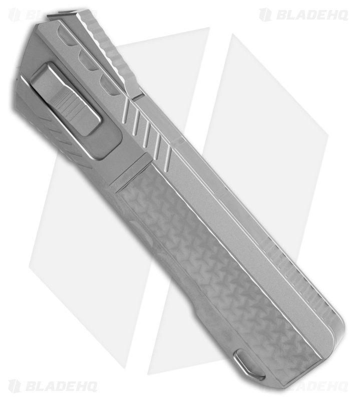 REMETTE RT-Leopard OTF Gravity Knife Titanium Red/Wh/Blue CF