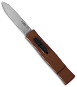 AKC Minion Concord OTF Automatic Knife Coyote Brown (2.3" Satin Flat ...