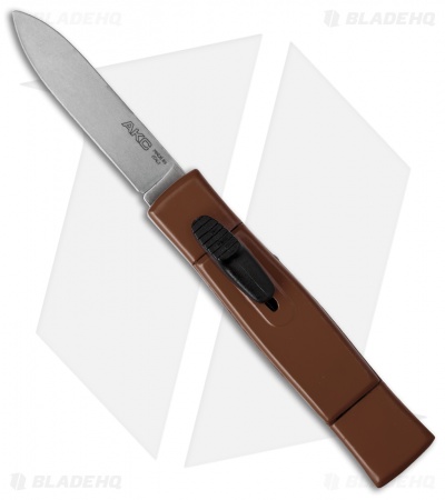 AKC Minion Concord OTF Automatic Knife Coyote Brown (2.3" Satin Flat ...