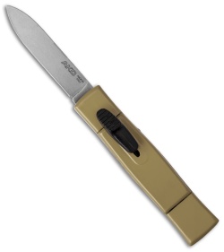 AKC Minion Concord OTF Automatic Knife Desert Tan (2.3" Satin Flat ...
