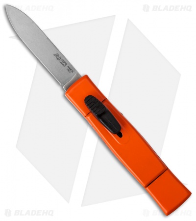 AKC Minion Concord OTF Automatic Knife Orange (2.3" Satin Flat Grind ...