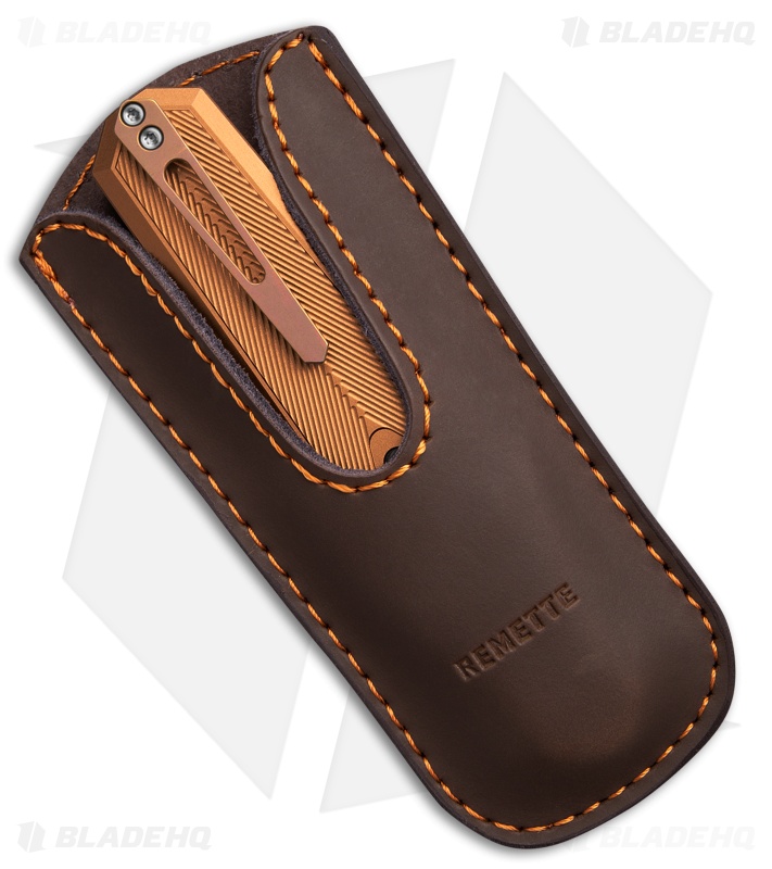 REMETTE RT-Swordfish | Bronze Aluminum | 14C28N Clip Point