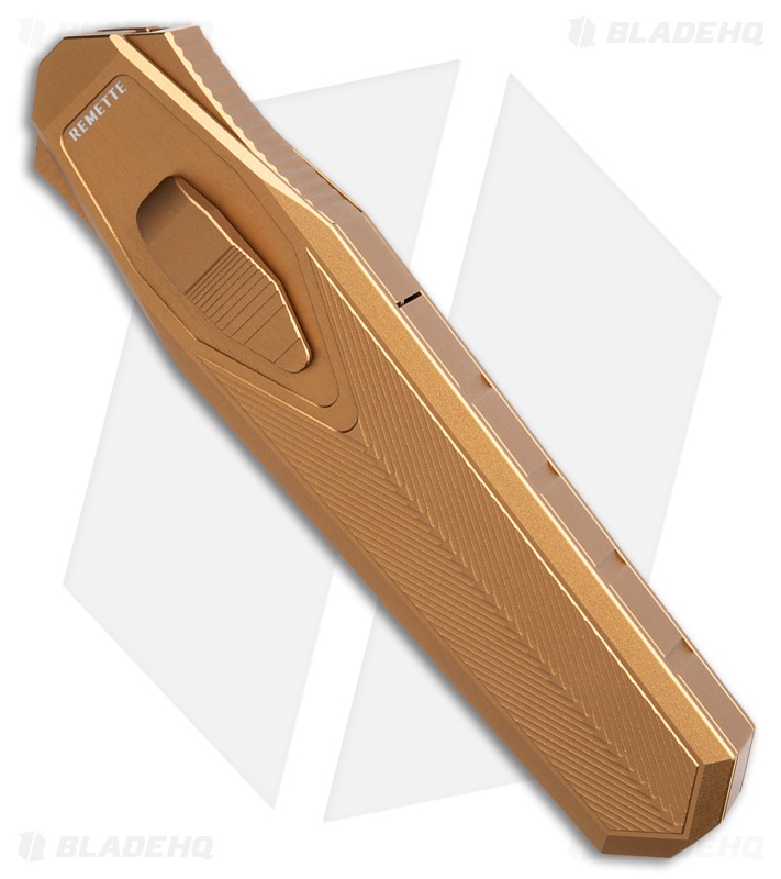 REMETTE RT-Swordfish | Bronze Aluminum | 14C28N Clip Point