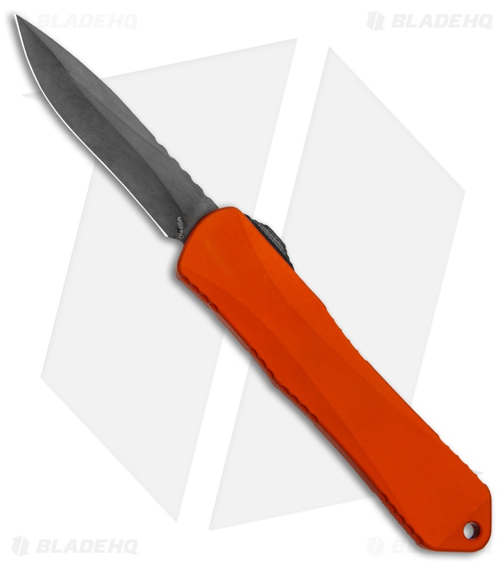 Heretic Knives Manticore-E D/A Recurve OTF Orange Aluminum (3.125" DLC) - Blade HQ