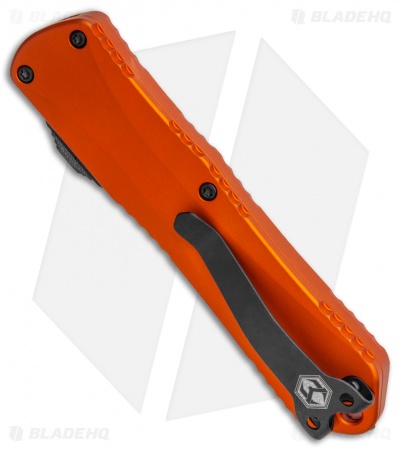 Heretic Knives Manticore-E D/A Recurve OTF Orange Aluminum (3.125" DLC) - Blade HQ
