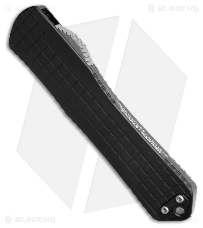 Heretic Knives Manticore X OTF Knife Black Al Battleworn