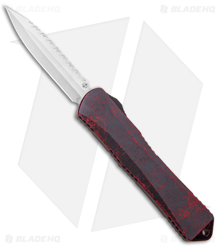 Heretic Knives Manticore-X - Plain/Serrated OTF | Red + SW | Blade HQ
