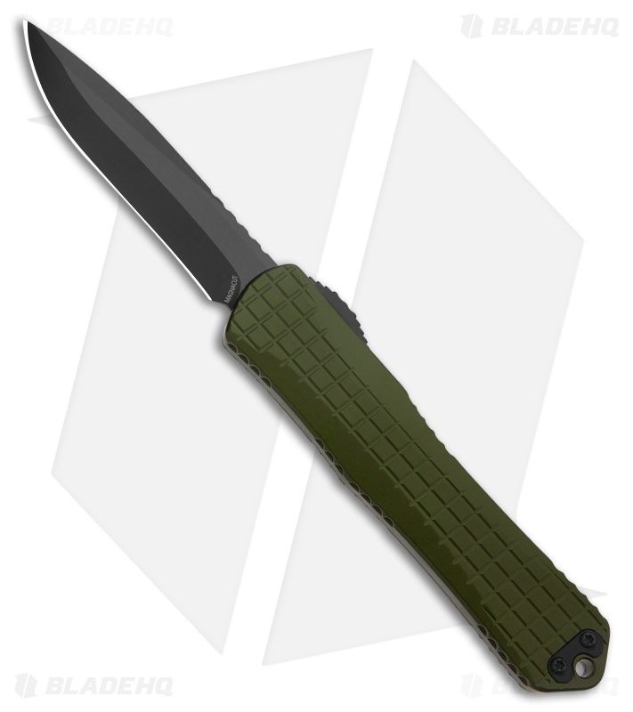 Heretic Knives Manticore X OTF Green Al Recurve Black