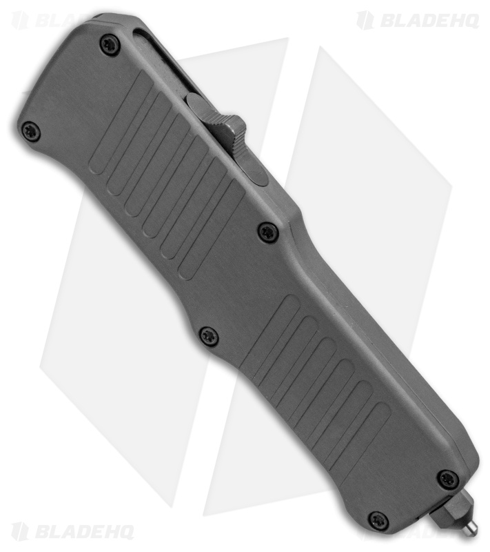 HK Mini Incursion - OTF Automatic Knife | Gray + Black Clip | Blade HQ