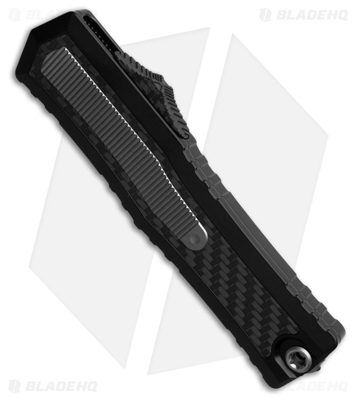 Microtech Atreus OTF Knife Al/CF/Ti D/E SW + No Blade Play!