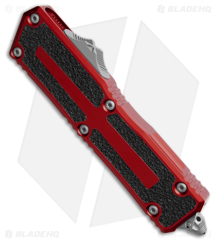 Microtech Scarab II OTF Knife Red Aluminum S/E Apocalyptic