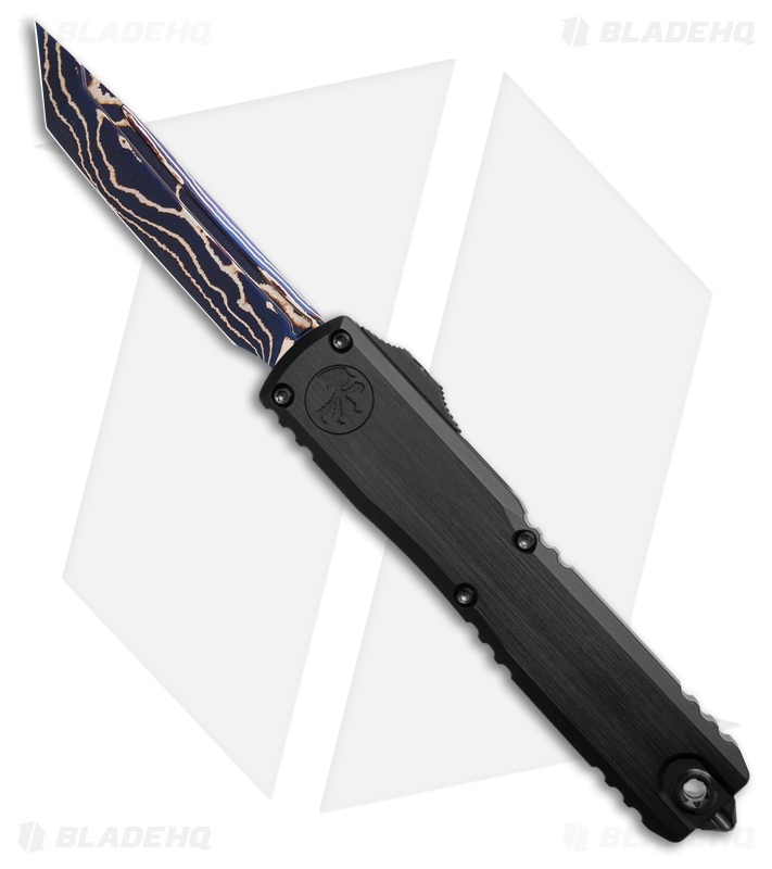 Microtech Ultratech Gen III OTF Blued Icestorm Damascus