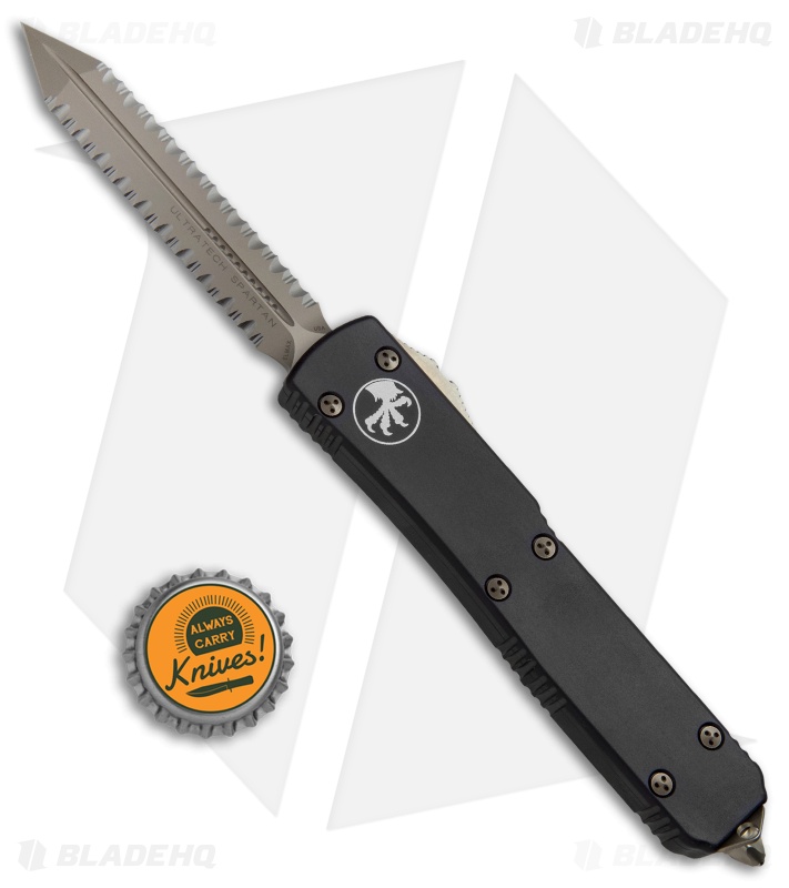 Microtech Ultratech Spartan D/E OTF Automatic Knife (Bronze Double Full ...