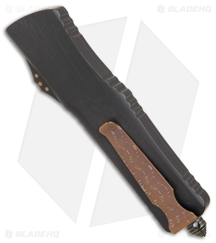 Marfione Custom Combat Troodon Recurve OTF Knife (Bronzed Razor Wire ...
