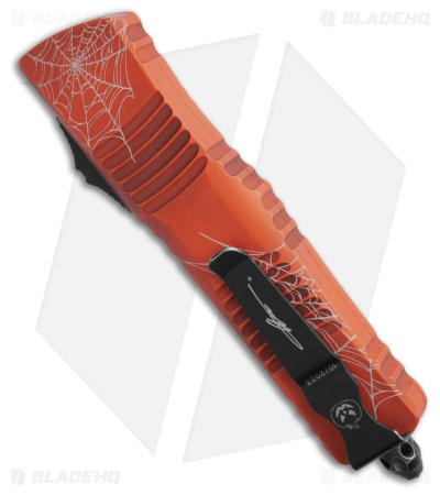 Microtech Combat Troodon D/E OTF Knife Halloween Web/Bats