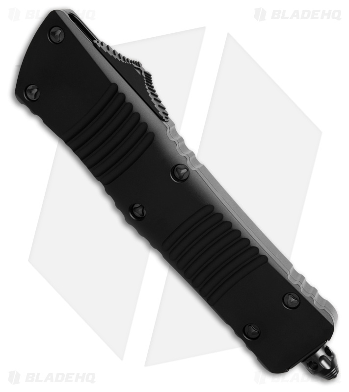 Microtech Combat Troodon D/E OTF Knife Black + DLC Damascus