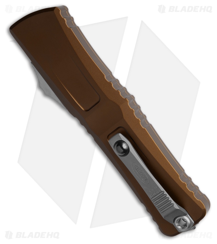 Microtech Combat Troodon D/E Tan Satin Full Serr