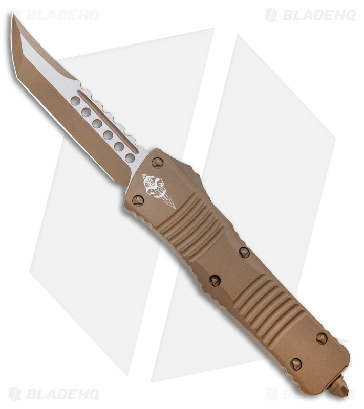 Microtech Combat Troodon Hellhound - OTF Automatic | Dark Earth